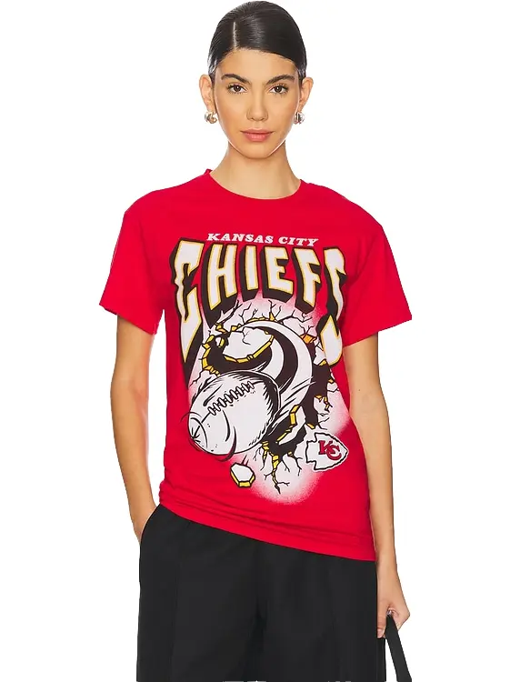 Junk Food Chiefs Breakthru Tee - Red