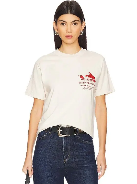 ONE OF THESE DAYS X Fwrd Silver Queen City Tee - Cream