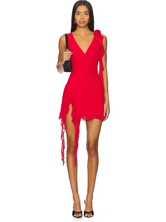 MORE TO COME Myla Mini Dress - Red