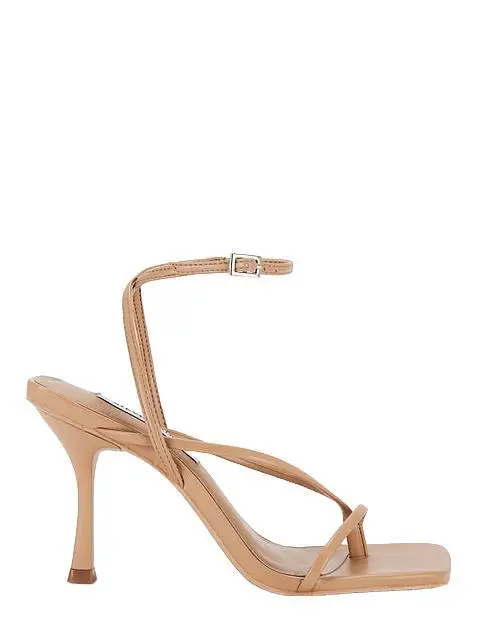 Steve Madden Annie Strappy Square Toe Sandal - Neutral