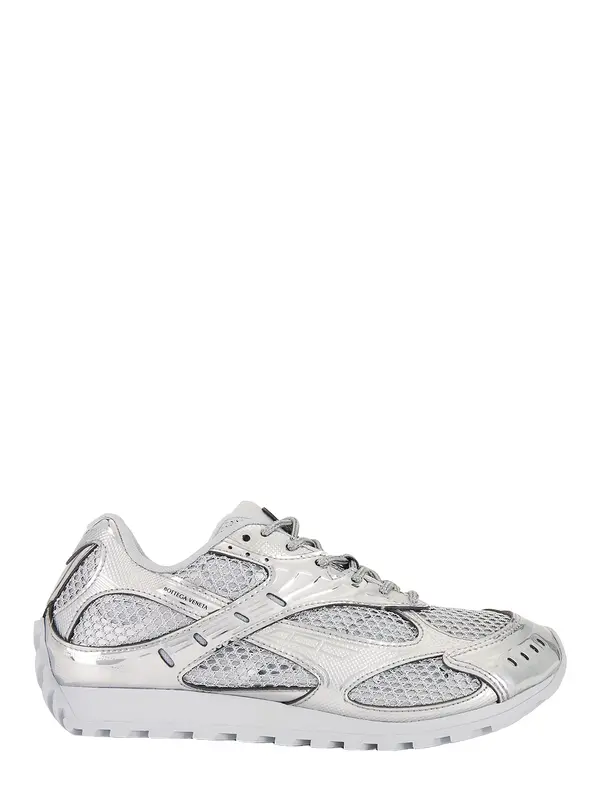 Bottega Veneta Orbit Sneakers - Metallic Silver