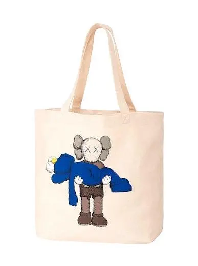 KAWS X Uniqlo Gone Tote Bag - Natural