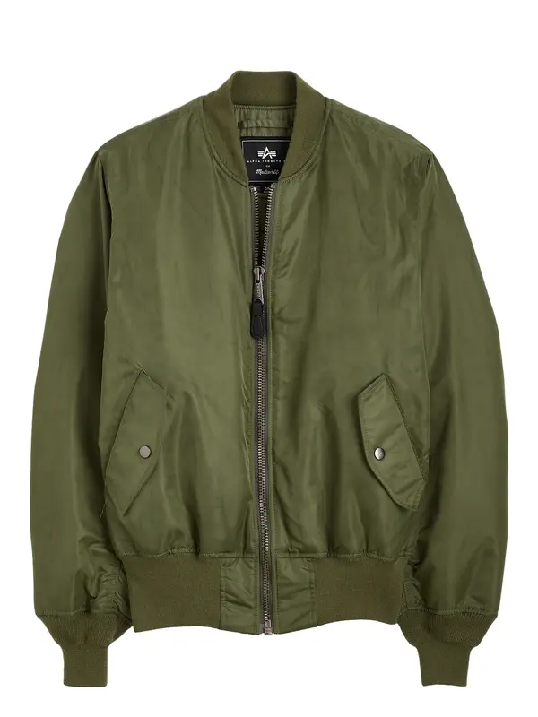Madewell X Alpha Industries Ma-1 Flight Jacket - Heritage Olive