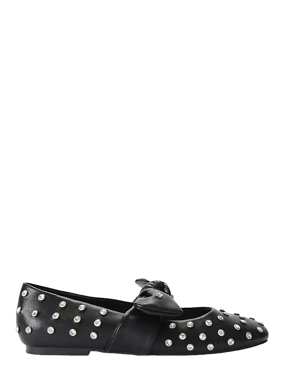 Kurt Geiger Stud-embellished Ballet Flats - Black