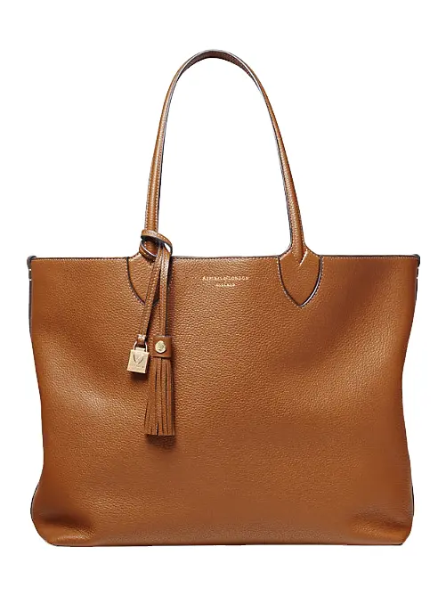ASPINAL OF LONDON Hudson Oversized Tote - Tan