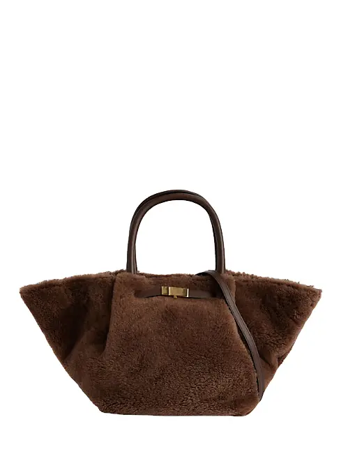 DEMELLIER New York Midi Tote Bag - Mocha/mocha