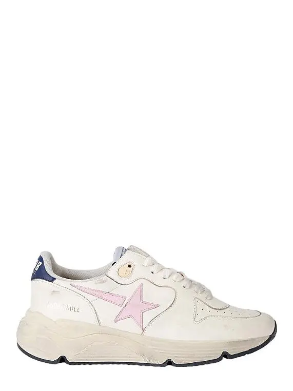 GOLDEN GOOSE Running Sole 11895 Leather Low-top Trainers - White/comb