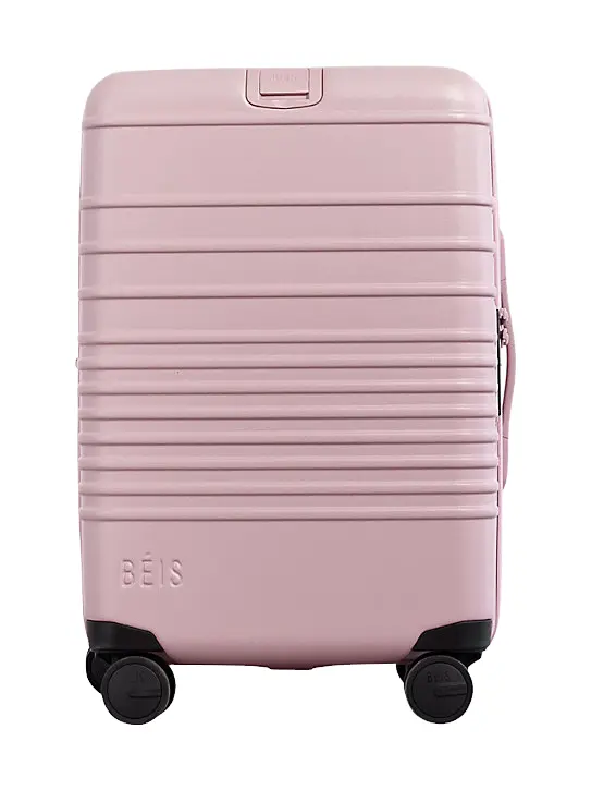 BEIS Béis The Carry-on Roller Suitcase 58cm X 40cm - In Atlas Pink