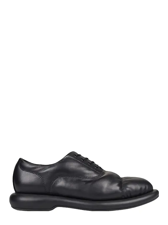 MARTINE ROSE X CLARKS Leather Oxford Shoes - Black Leather