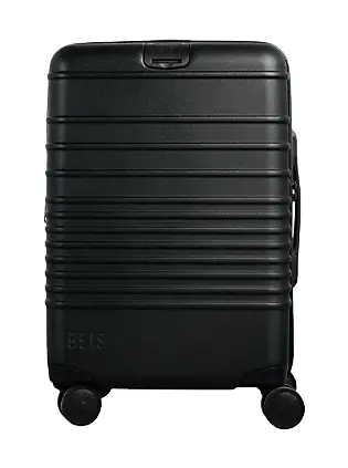 BEIS Béis Carry-on Roller Cabin Suitcase - In Black / Beige Handle