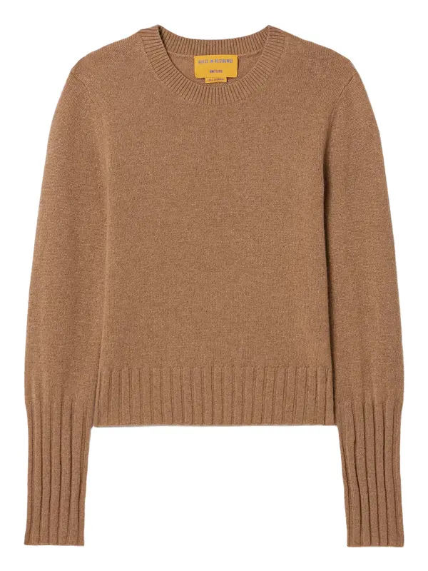 Guest In Residence Shrunken Cashmere Sweater - Brown