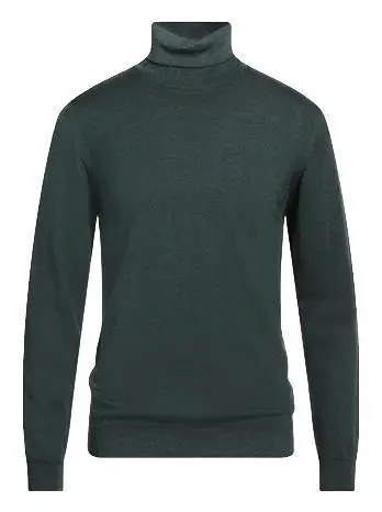 DANIELE FIESOLI Turtleneck Merino Wool Sweater - Green