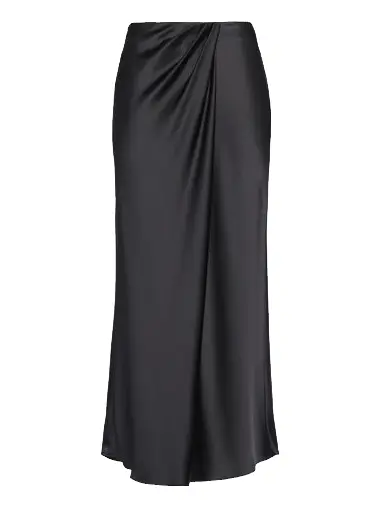 Pinko Maxi Slip Skirt - Black