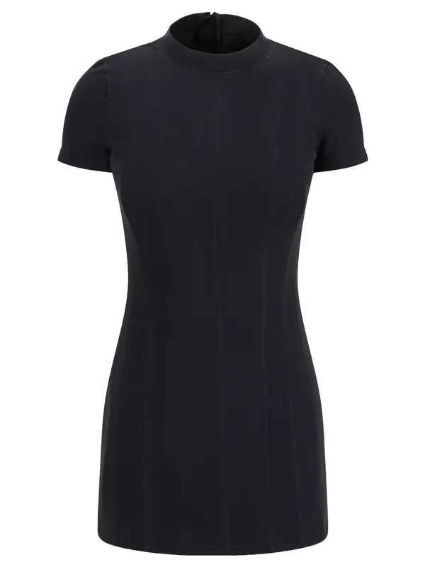 Balenciaga Corseted Mini Dress - Black