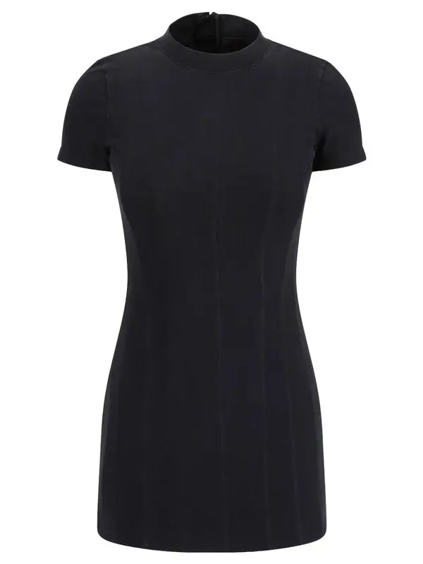 Balenciaga Corseted Mini Dress - Black