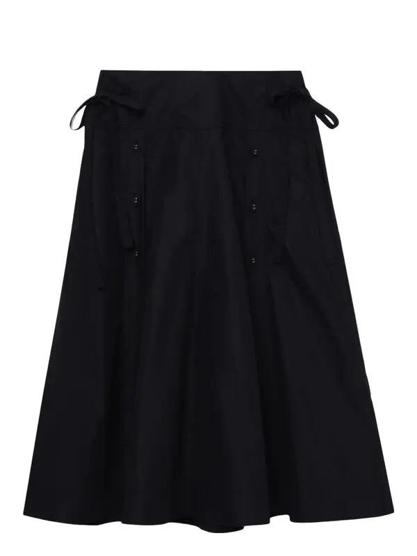 3.1 Phillip Lim A-line Midi Skirt - Black