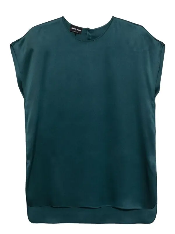 Giorgio Armani Silk Blouse - Green