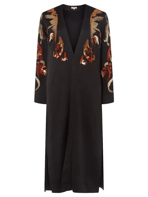 TEMPERLEY LONDON Novella Kimono - Black