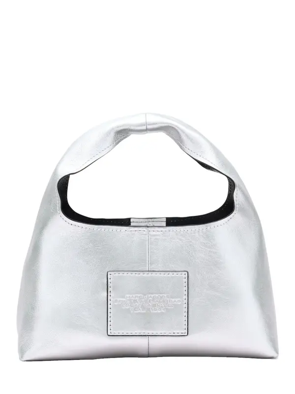 Marc Jacobs Mini Metallic Sack Bag - Silver