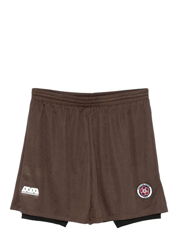 Martine Rose Double Football Shorts - Brown