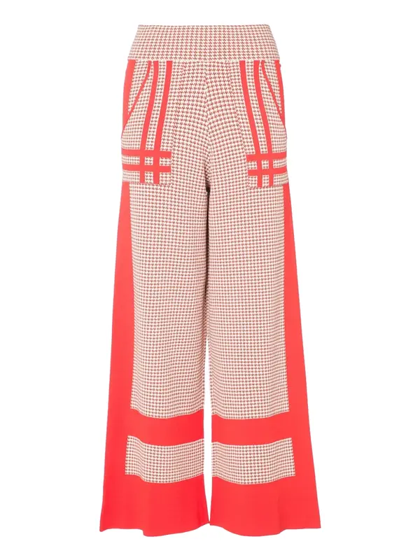 TEMPERLEY LONDON Orelie Knit Trousers - Red