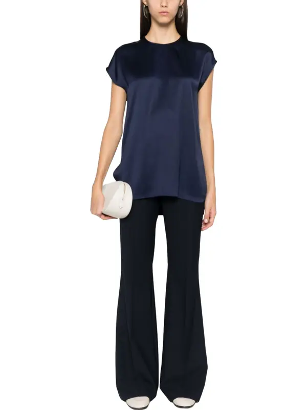 Giorgio Armani Silk Blouse - Blue