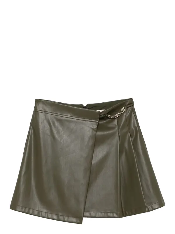 Liu Jo Coated Mini Skirt - Green