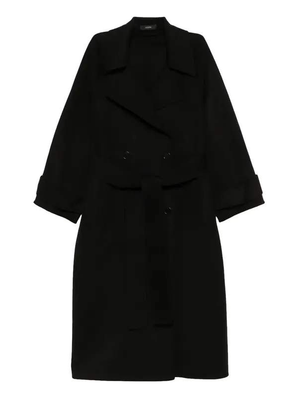 JOSEPH Navarre Felted Coat - Black