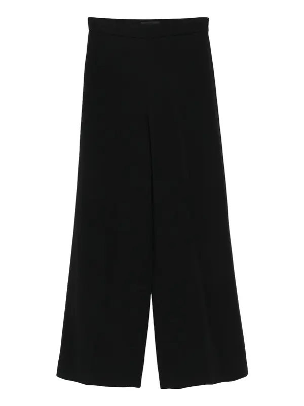 JOSEPH Alane Wide Leg Trousers - Black