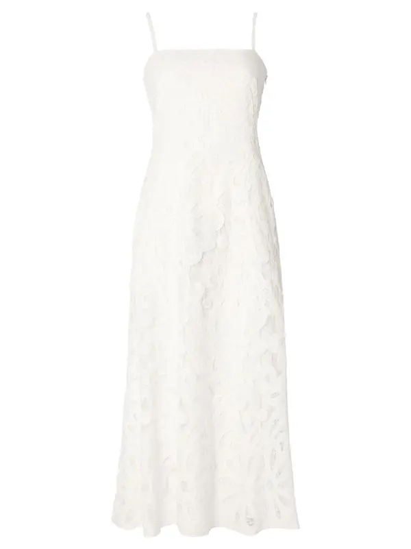 TEMPERLEY LONDON Guinevere Midi Dress - White