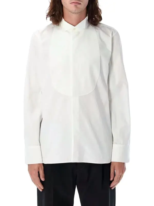Saint Laurent Tuxedo Shirt - White