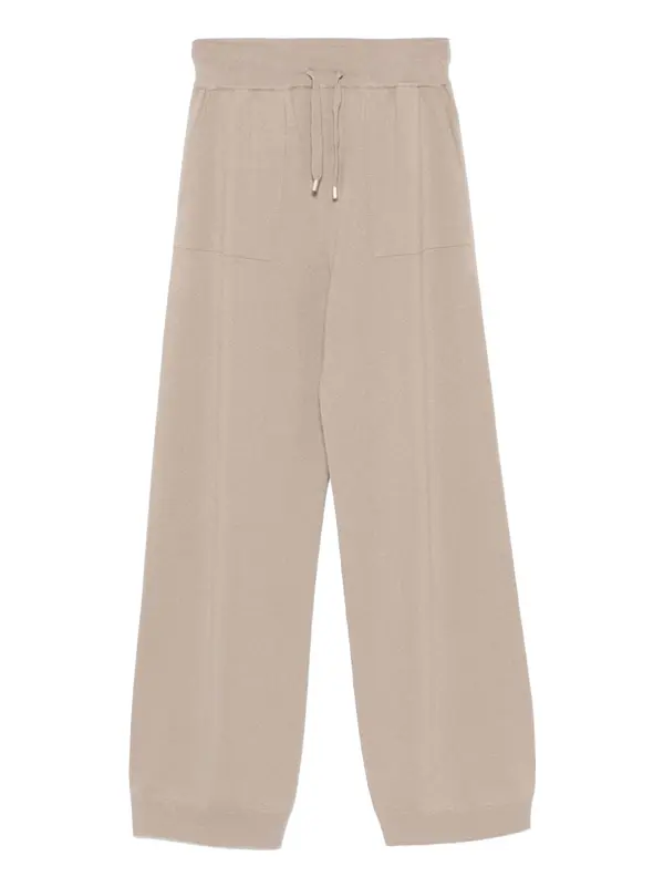 Lorena Antoniazzi Straight-leg Knit Pants - Brown