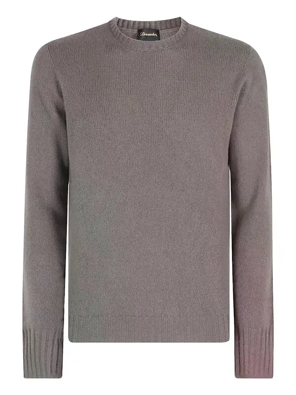 DRUMOHR Cashmere Crew-neck Sweater - Grey