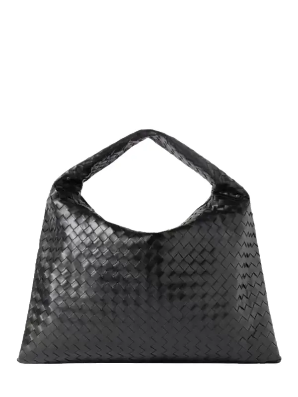 Bottega Veneta Intrecciato Leather Tote - Black