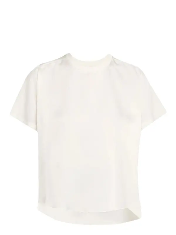 Simkhai Addy Knit-back T-shirt - White