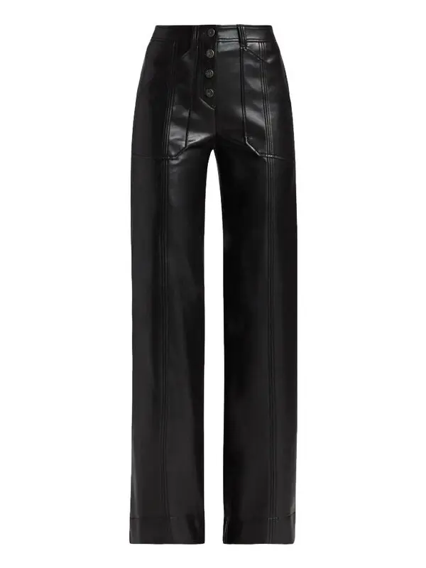 Cinq À Sept Benji Faux Leather Pants - Black