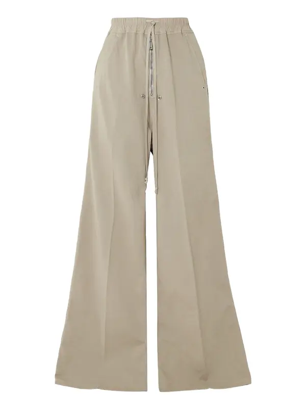 Rick Owens Cotton Wide-leg Pants - Brown