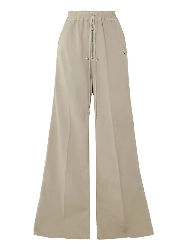 Rick Owens Cotton Wide-leg Pants - Brown