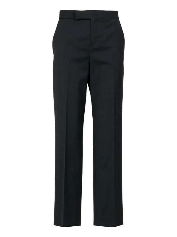Alberta Ferretti Wool Blend Trousers - Grigio Medio
