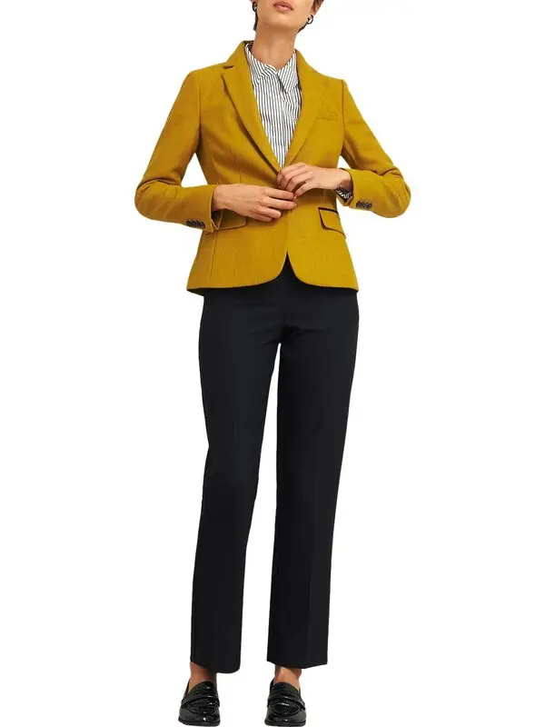 HOBBS LONDON Blake Wool Blazer - Ochre
