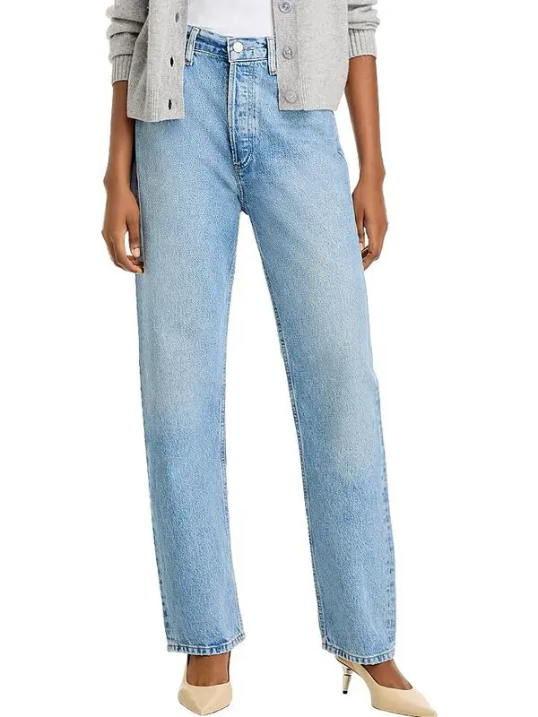 AGOLDE 90s Pinch Waist High-rise Straight Jeans - Infinite
