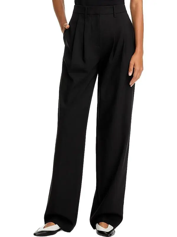 Co Pleated Trousers - Black