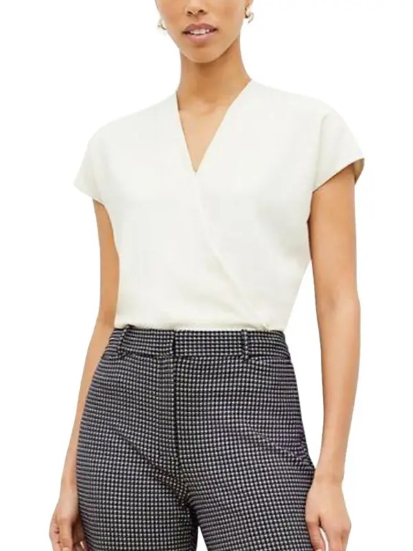 M.M.LAFLEUR Eco Soft Wave Antonia Top - Alabaster