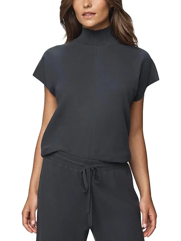 Splendid Winslow Mock Neck Sweater - Lead