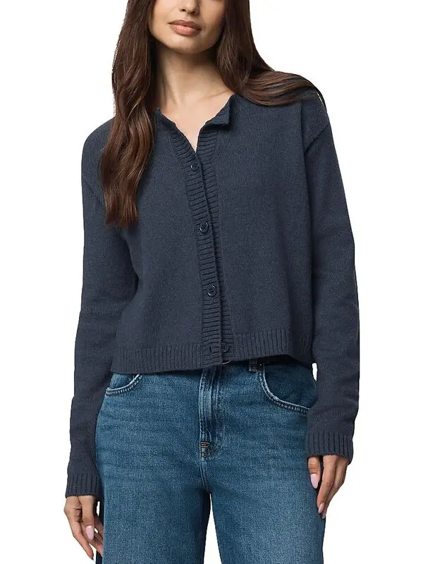 Splendid Amber Cropped Cardigan - Ice Navy