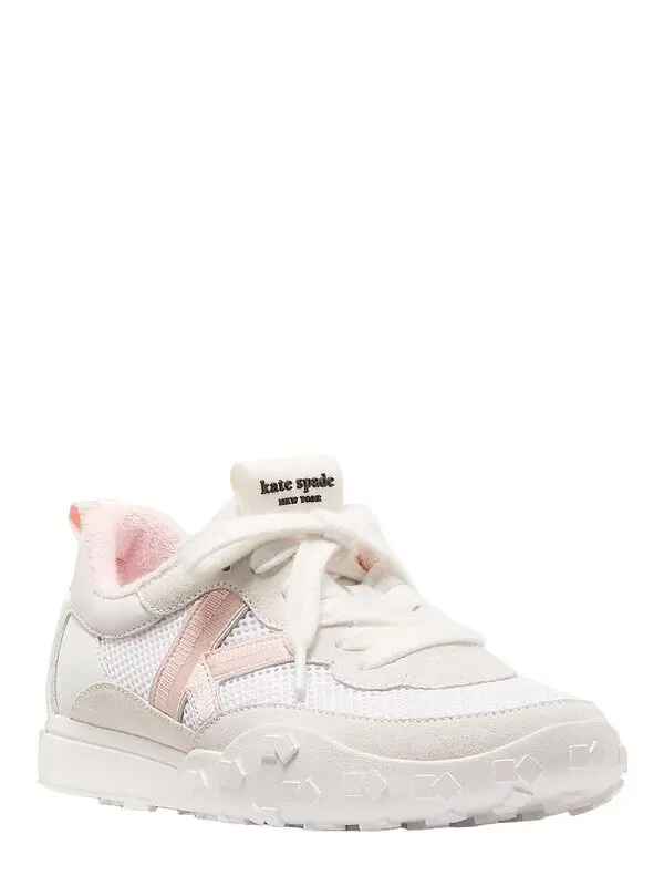 Kate Spade New York K As In Kate Sneakers - True White/pastry Pink Multi