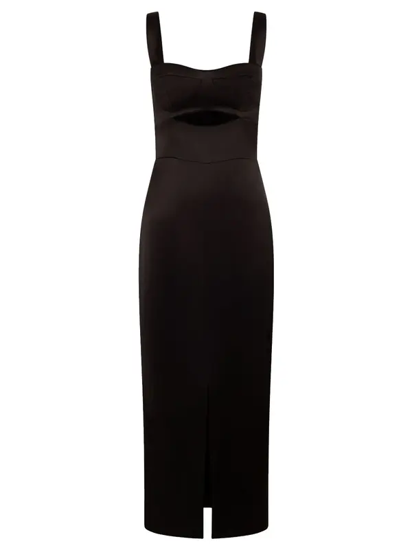NICHOLAS Gia Midi Dress - Black