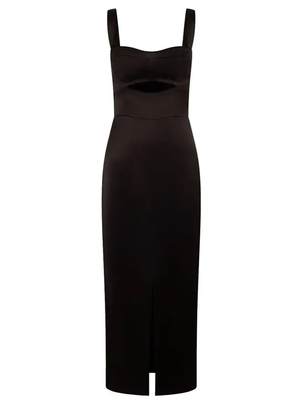 NICHOLAS Gia Midi Dress - Black