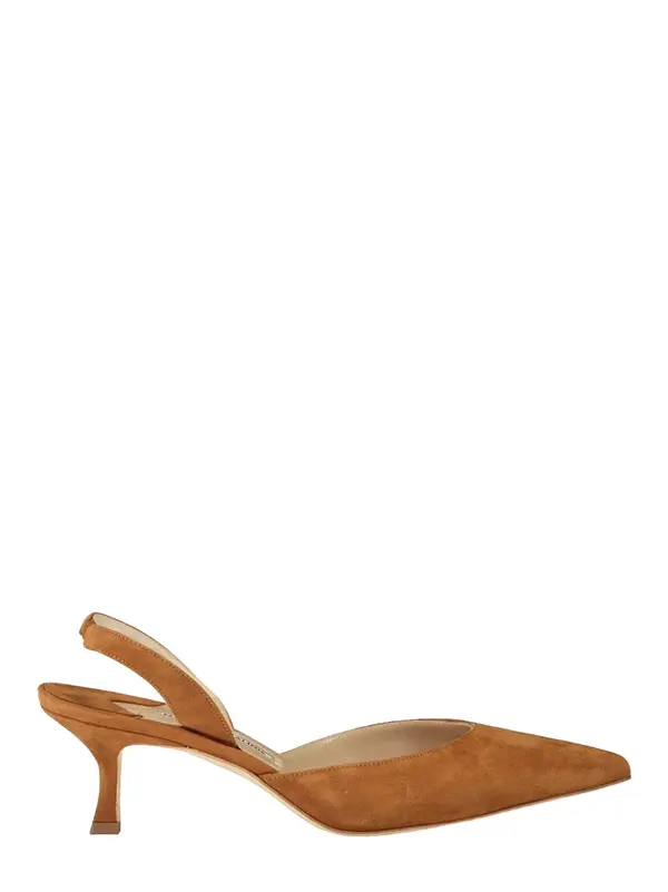 Manolo Blahnik Carolyne 50mm Pumps - Brown