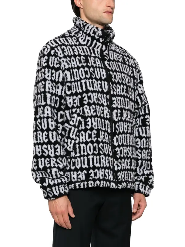Versace Logomania Teddy Jacket - Black